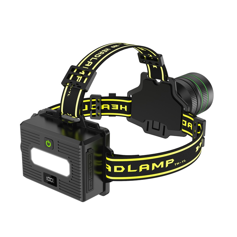 XYX-TD-X1 Adjustable Headlamp,1580Lumens&7500mAh Battery for Running ...